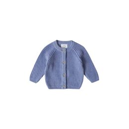 Stellou & friends Gerippter Strick-Cardigan in purple | Gr.: 86/92