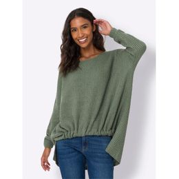 Heine Strickpullover in khaki | Gr.: 32/34