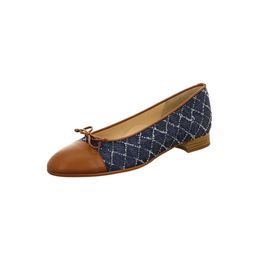 Brunate Ballerinas in Blau | Gr.: 36,5