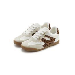 Lascana Sneaker in wei&szlig;/leo | Gr.: 36