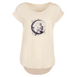 F4NT4STIC Long Cut T-Shirt Gothic Valentinstag Skelett Mond in Whitesand | Gr.: XS