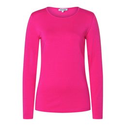 More & More More & More softes, schmales Basic-Langarmshirt in pink | Gr.: 46