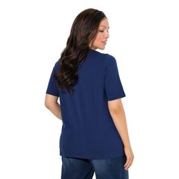 Ulla Popken Shirt in tintenblau | Gr.: 54-56