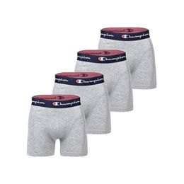 Champion Boxershort 4er Pack in Hellgrau meliert | Gr.: XL