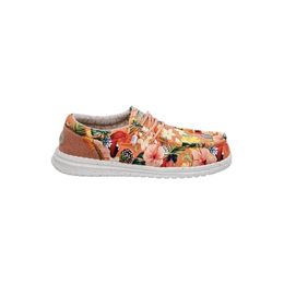 Fusion Mokassins Schn&uuml;rschuhe in Orange | Gr.: 40
