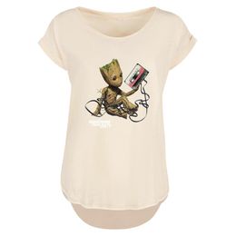 F4NT4STIC T-Shirt Marvel Guardians Of The Galaxy Vol2 Groot Tape in Whitesand | Gr.: S