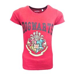 T-Shirt mit Glitzerdetails Harry Potter Hogwarts in Bordeaux | Gr.: 164
