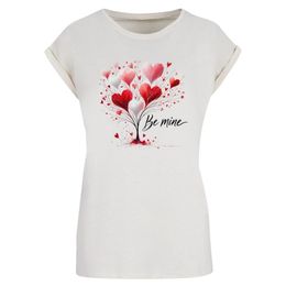 F4NT4STIC Extended Shoulder T-Shirt Herzbaum Be Mine! in Whitesand | Gr.: XL