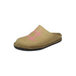 Haflinger Hausschuhe in Oliv | Gr.: 40