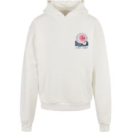 Merchcode Hoodie "Sunset Charm Oversized Hoody" in Wei&szlig; | Gr.: L