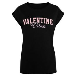F4NT4STIC Extended Shoulder T-Shirt Valentinstag Valentine Vibes in schwarz | Gr.: 5XL