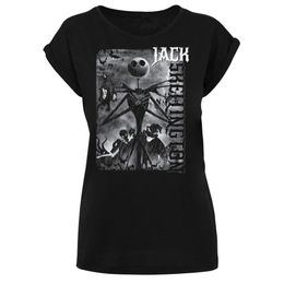 F4NT4STIC T-Shirt Disney Nightmare Before Christmas Skellington in schwarz | Gr.: M