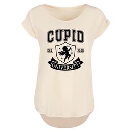F4NT4STIC Long Cut T-Shirt Cupid University Valentinstag in Whitesand | Gr.: XS