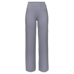 ELBSAND Strickhose in rauchblau meliert | Gr.: 36-38
