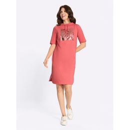 Sieh an! Jersey-Kleid in koralle | Gr.: 42