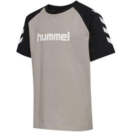 Hummel T-Shirt Hmljr Logo Kinder in ROCK RIDGE | Gr.: 34-39