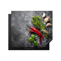 KitchenYeah Herdabdeckplatte Gew&uuml;rze | Gr.: 58,3 x 51,3 cm