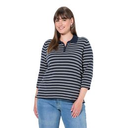 Ulla Popken Pullover in marine | Gr.: 58-60