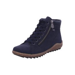 Rieker Schn&uuml;rboots Mit Tex-Membran in blau | Gr.: 41