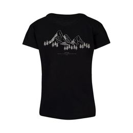 F4NT4STIC Ladies Box T-Shirt Mountain in schwarz | Gr.: S