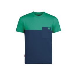 Trollkids Funktionsshirt Bergen in navy/pepper green | Gr.: 152
