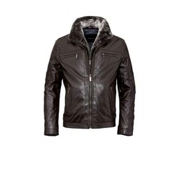 Bugatti Lederjacke BUHEAVEN in dunkelbraun | Gr.: 52