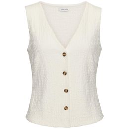 Lascana Tanktop in creme | Gr.: 32/34