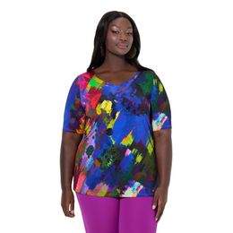 Ulla Popken Shirt in dunkles saphir | Gr.: 58-60