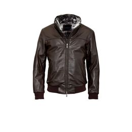 Bugatti Lederjacke BUARTURO in dunkelbraun | Gr.: 50