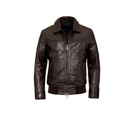 Bugatti Lederjacke BUDANTE in dunkelbraun | Gr.: 50