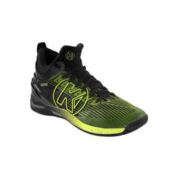Kempa Hallen-Sport-Schuhe ATTACK MID in schwarz/fluo gelb | Gr.: 11.5