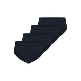Schiesser Slip / Unterhose Cotton Essentials Feinripp in Blau | Gr.: M
