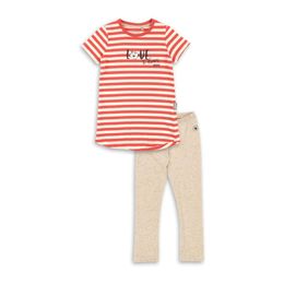 Sigikid Pyjama Nachtw&auml;sche in rot/beige | Gr.: 122