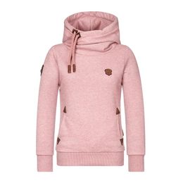 Naketano Sweat Hoody Darth Schmutz Pink Melange | Gr.: M