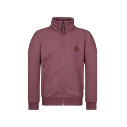 Naketano Sweatjacke Ivic 20 Bordeaux Melange | Gr.: L