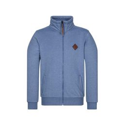 Naketano Sweatjacke Ivic 20 Blue Melange | Gr.: M