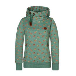 Naketano Sweat Hoody Darth Pine Green Melange (Small Deers) | Gr.: M