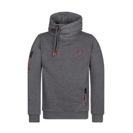 Naketano Sweat Hoody Pimp Anthracite Melange | Gr.: S