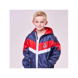 Fu&szlig;ballverein 1. FC K&ouml;ln Kinder Sweatjacke "Windbreaker Sportstra&szlig;e" in Multicolor | Gr.: 140