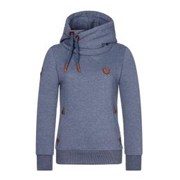 Naketano Sweat Hoody Darth Indigo Blue Melange | Gr.: S