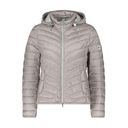 Betty Barclay Outdoorjacke mit abnehmbarer Kapuze in Hellgrau | Gr.: 36