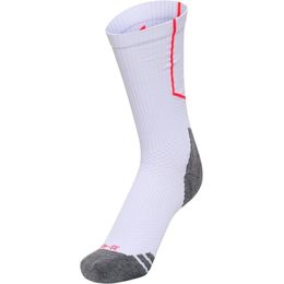 Hummel Sportsocken "Pro Training Socks Low" in Wei&szlig; | Gr.: 47-50