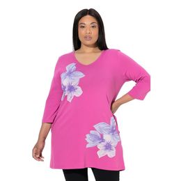 Ulla Popken Longshirt in helles fuchsia | Gr.: 66-68