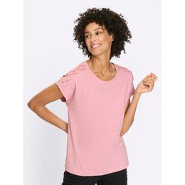 Sieh an! Rundhals-Shirt in ros&eacute; | Gr.: 46