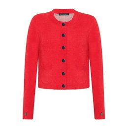 Betty Barclay Strick-Cardigan mit aufgesetzten Taschen in High Risk Red | Gr.: 46