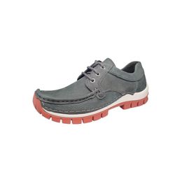 Wolky Mokassins Schn&uuml;rschuhe in Grau | Gr.: 44