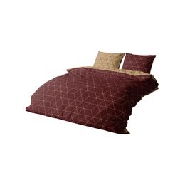 Traumschlaf Bettw&auml;sche West in bordeaux | Gr.: 40-x-80-cm