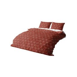 Traumschlaf Bettw&auml;sche West in dunkelrot | Gr.: 140x220-cm