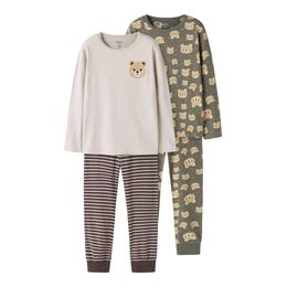 name it 2er-Set: Pyjamas in Bunt | Gr.: 110/116