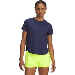 Under Armour Sportshirt "Launch Elite Shortsleeve" in Blau | Gr.: M
